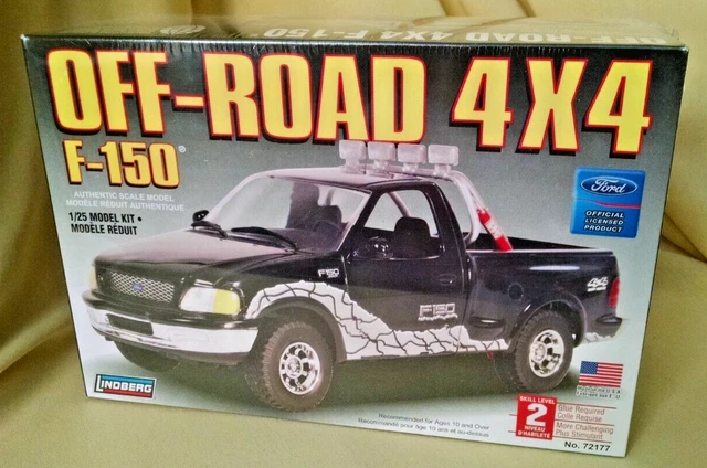 FORD F-150 LINDBERG CAR MODEL KIT OFF ROAD 4x4 PICKUP TRUCK 72177 NEW ...