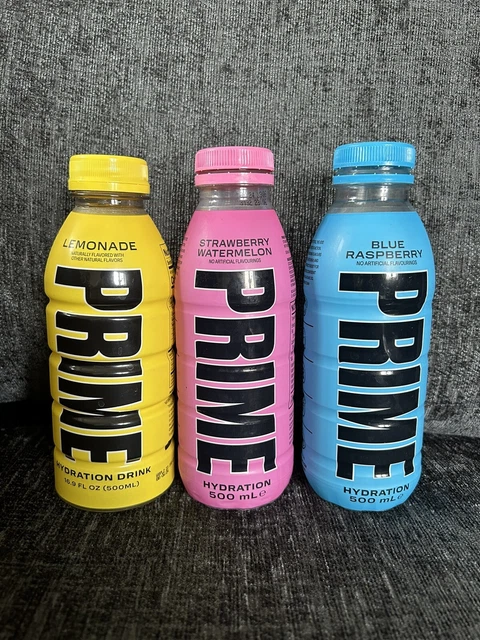 PRIME HYDRATION DRINK 3 Empty Bottles £12.99 - PicClick UK