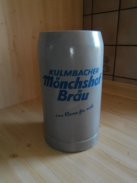 ALTER BRAUEREI BIERKRUG KULMBACHER MÖNCHSHOF BRÄU BIER 1 Liter BRAUEREI ...