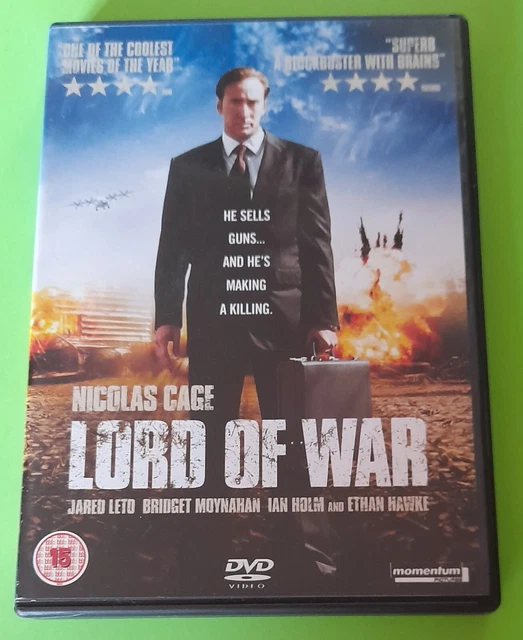 LORD OF WAR - DVD - Nicolas Cage, Jared Leto, Ian Holm, Ethan Hawke £3.05 - PicClick UK