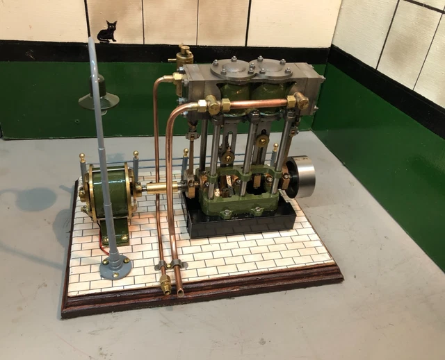 STUART MODELS LIVE Steam Twin Launch Generating Engine £502.20 ...