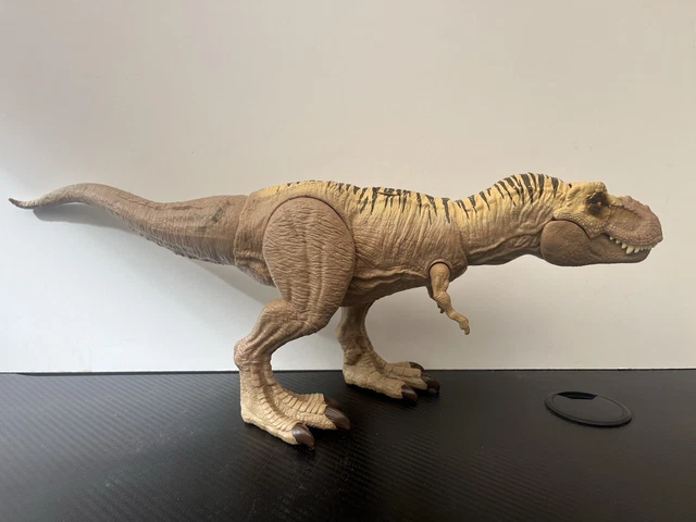 JURASSIC WORLD T-REX Tyrannosaurus Rex Hunt 'n Chomp Dinosaur Figure ...