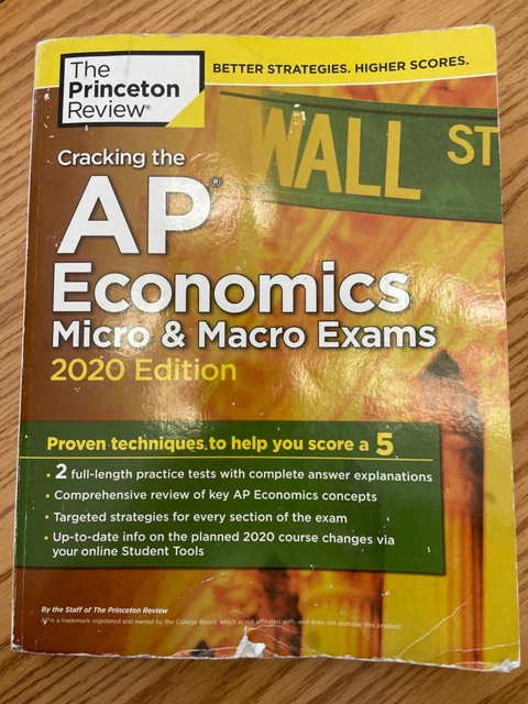 THE PRINCETON REIVEW- Cracking the AP Economics Micro and Macro Exams ...
