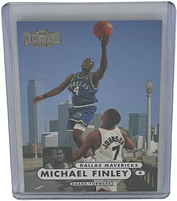 CARTE DE BASKETBALL Michael Finley 1997-98 Metal Universe Championship ...
