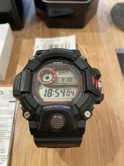 CASIO G-SHOCK GW-9400-1 Rangeman Multi-Band Digital Men's watch £225.00 - PicClick UK