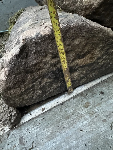 RECLAIMED HALF MOON stone coping stones £300.00 - PicClick UK