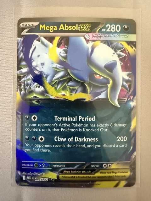 MEGA ABSOL EX 086/132 Mega Evolution Double Rare NM Pokemon TCG £2.90 ...