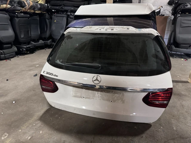 MERCEDES C CLASS W205 White Estate Tailgate Bootlid No Rear Lights ...