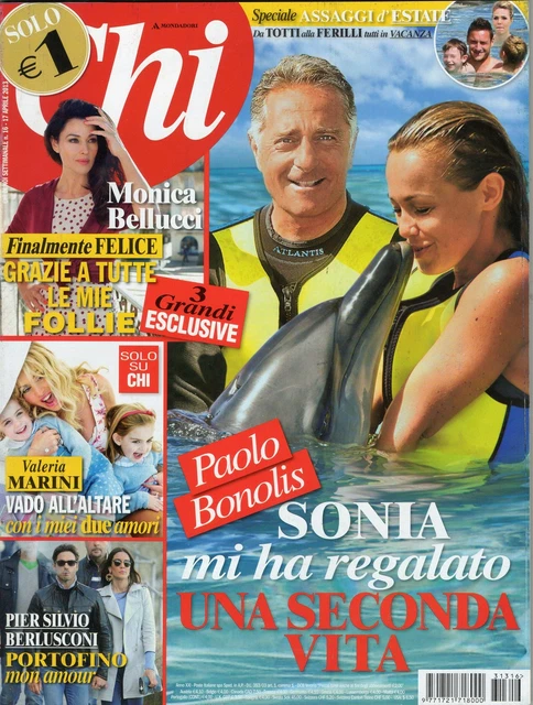 CHI CHI N.16 monica bellucci valeria marini totti ilary blasi italian ...