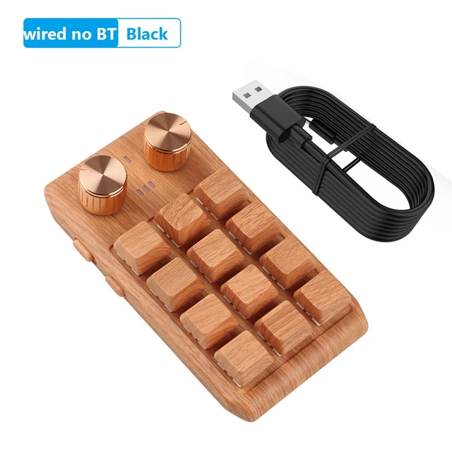 Macro Custom Keyboard Rgb Hot Swap Keypad 2 Knob 12 Keys For Pc Laptop Wired 43 00 Picclick Au