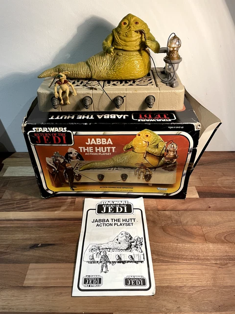 VINTAGE STAR WARS Jabba The Hutt Playset 1983 Kenner with box £72.00 ...