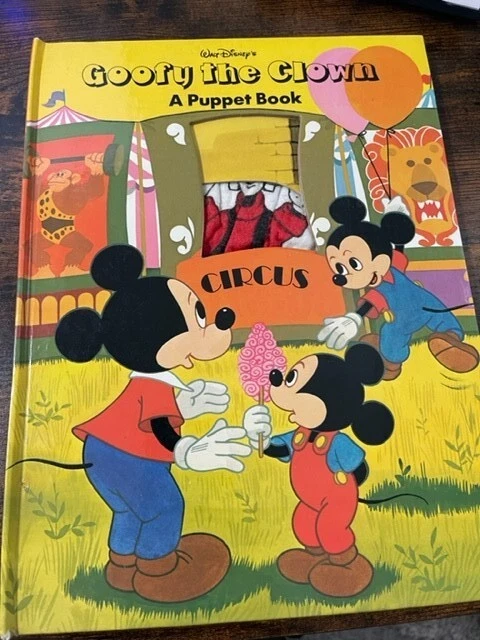VINTAGE WALT DISNEY’S Goofy the Clown: A Puppet Book Hardcover EUR 3,46 ...