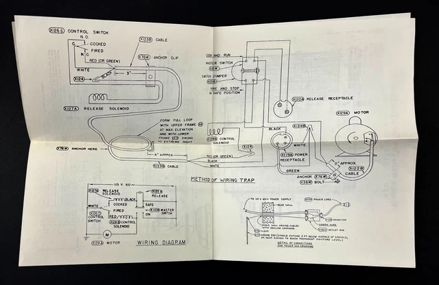1960S WINCHESTER OLIN Plate E Electric Western Wiring Trap Houses VTG ...