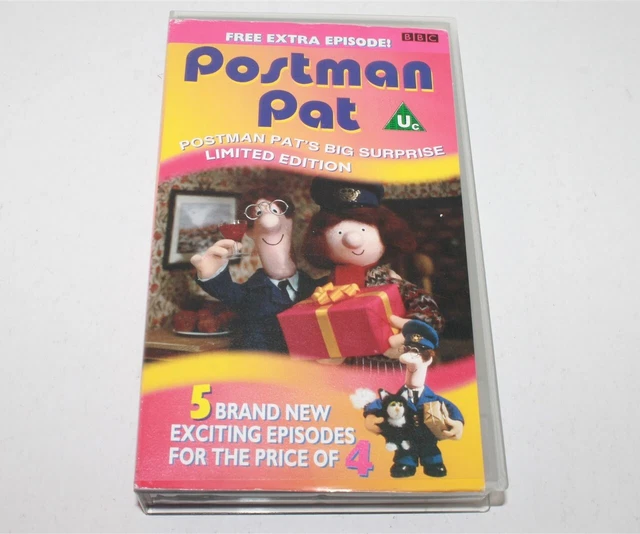 POSTMAN PAT POSTMAN Pat's Big Surprise Limited Edition VHS BBC 1996 £18 ...