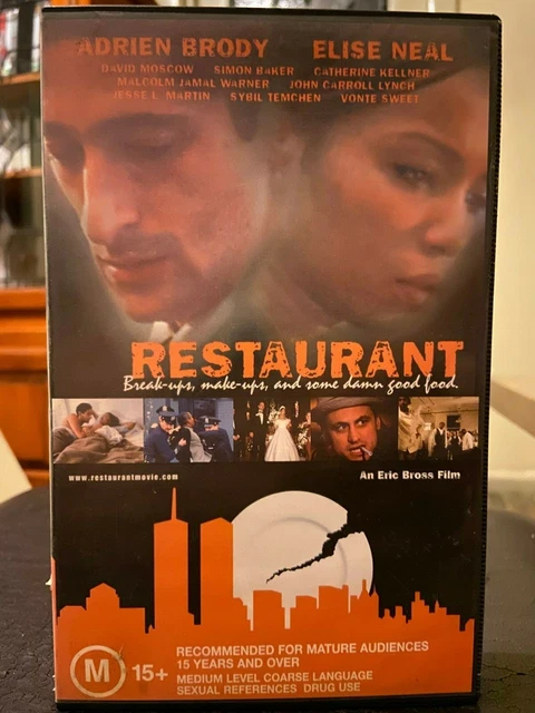 RESTAURANT EX-RENTAL VHS video tape Adrien Brody HTF independent ...