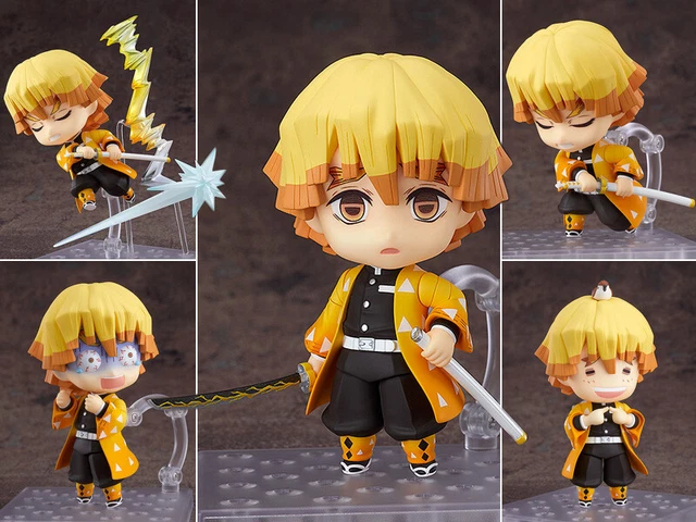AGATSUMA ZENITSU KIMETSU no Yaiba Nendoroid figure PVC giocattolo EUR 6 ...