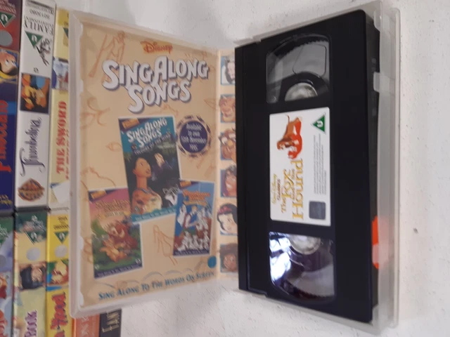 VINTAGE DISNEY VHS Bundle Movies Cartoons Untested Collectables ...