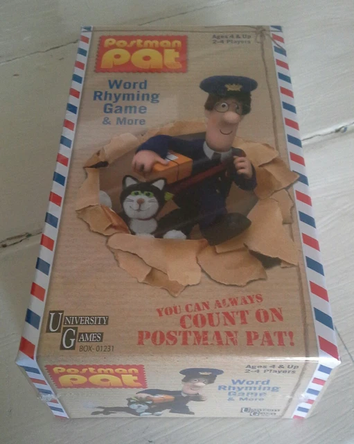 POSTMAN PAT WORD Rhyming Game 2 to 4 Players Age 4+ Bonus Game Included ...