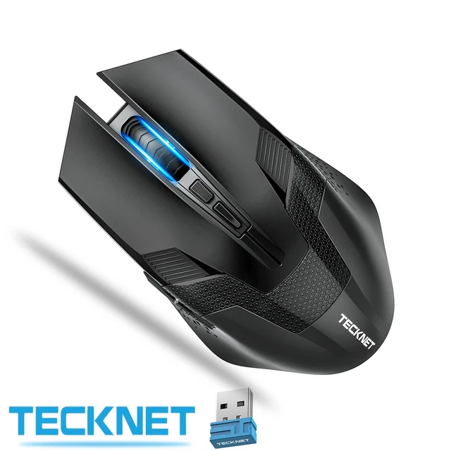 TECKNET GAMING MOUSE 2.4G Wireless Cordless Mice 4800 Dpi Optical Pc ...