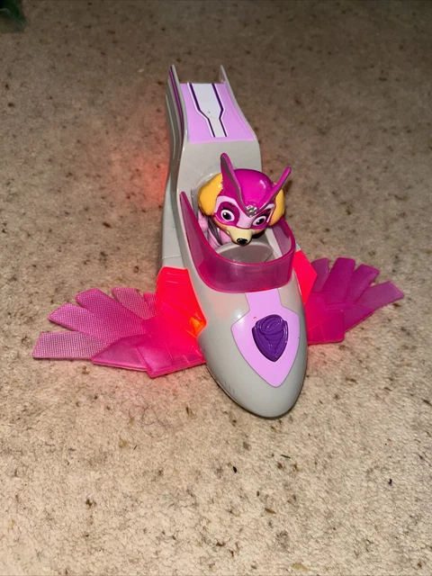 Paw Patrol Mighty Pups Charged Up Skye Deluxe Vehicle With Lights And
