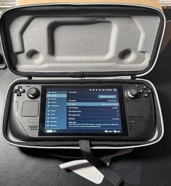 VALVE STEAM DECK 512GB Handheld Console W/ Case + Charger. Excellent ...