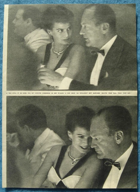 CURD JURGENS, EVA Bartok, Maria Schell, Horst Haeschler - clipping ...