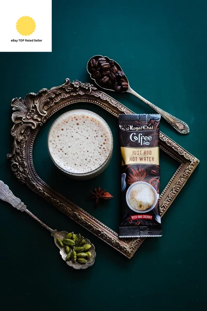 | COFFEE LATTE | Cardamom Coffee Unsweetened |10 Single Serving Sachets ...
