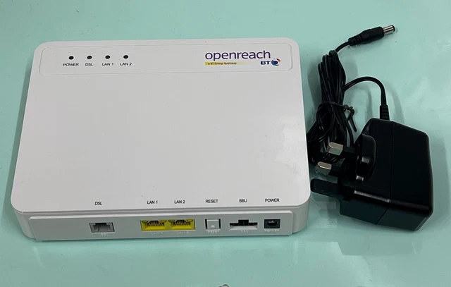 BT OPENREACH FTTC Modem - ECI Model B-FOCuS V-2FUb/r Rev. B - Item Code ...