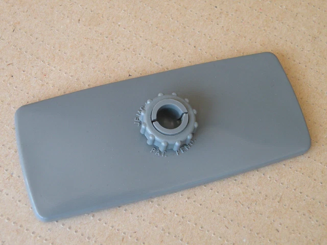 JEMCA NOS INTERIOR Rear View Mirror Head Only Grey Triumph Ford MG MGB ...