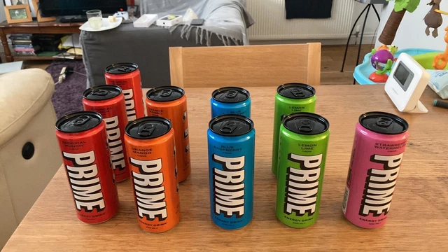 PRIME HYDRATION ENERGY Drink Cans - All Flavours New & Sealed Can , 10 ...