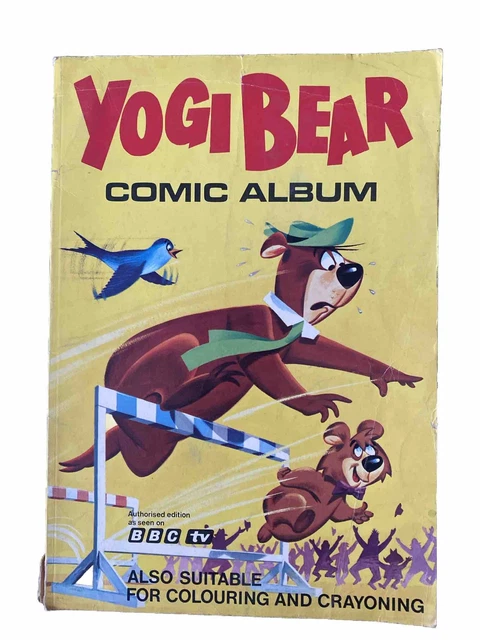 YOGI BEAR COMIC Album Book Hanna Barbera BBC tv Published 1973 Vintage ...