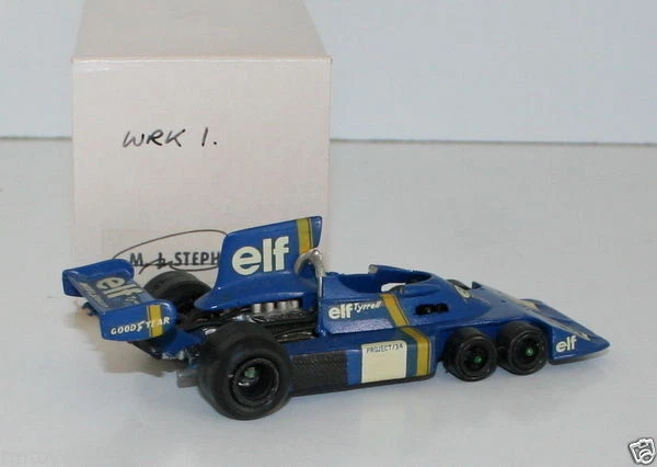 WESTERN MODELS SIGNED 1st VERSION - 1/43 SCALE WRK1 ELF TYRRELL 6 WHEEL ...