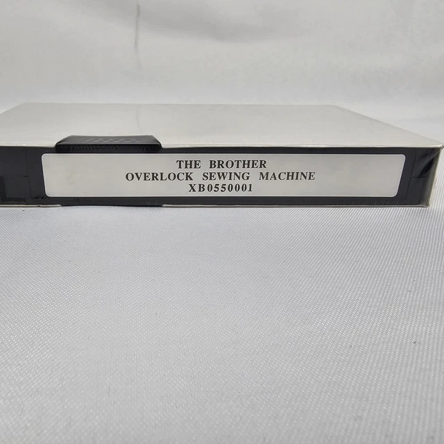 THE BROTHER OVERLOCK Sewing Machine VHS Instruction Tape Factory ...