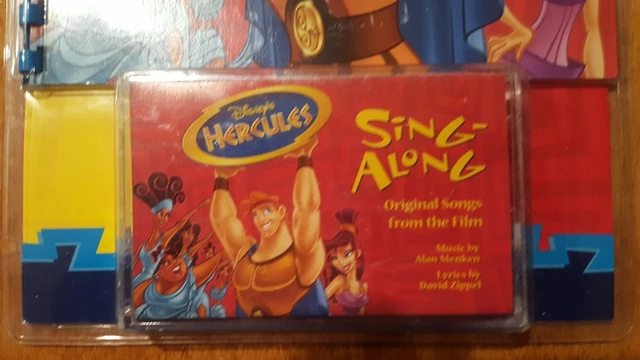 DISNEY HERCULES CASSETTE Tape Sing Along & Song Book Movie Sound Track ...