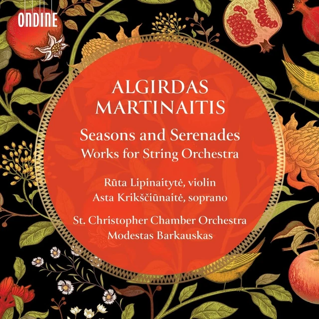 AUDIO CD ALGIRDAS Martinaitis - Seasons And Serenades - Works For ...