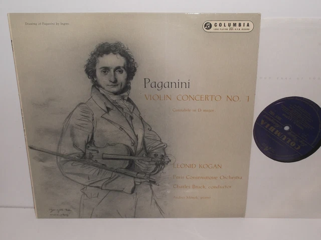 33CX 1562 PAGANINI Violin Concerto No.1 Leonid Kogan Paris ...