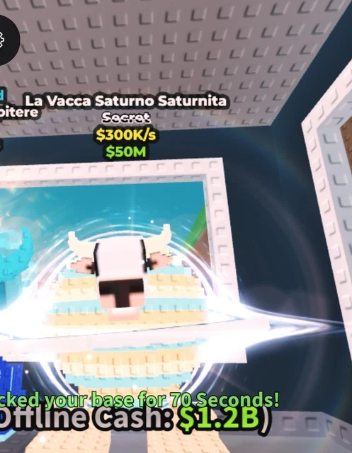 LA VACA SATURNO Saturnita Roblox Steal A Brainrot £3.27 - PicClick UK