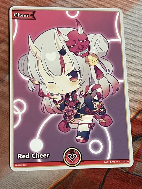 HOLOLIVE TCG TRADING Card Game Vtuber Promo Purple Cheer hY03-010 ...