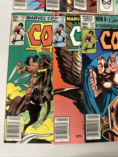 CONAN THE BARBARIAN #130 131 132 133 134 135 137 138 139 Lot Run Marvel ...