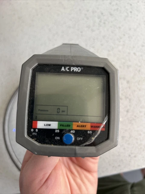 AIR CONDITIONING TOOL. A/C pro Digital Gauge. R-134A Digital Trigger ...