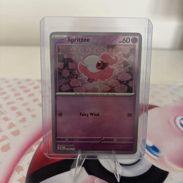 POKEMON CARD - Spritzee 038/131 Masterball Holo Prismatic Evolutions ...