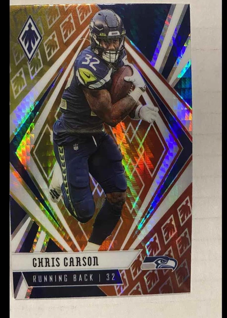 2020 PANINI PHOENIX Fire Burst Chris Carson Seattle Seahawks #100 EUR 1 ...