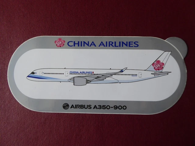 AUTOCOLLANT STICKER AUFKLEBER Airbus A350-900 China Airlines EUR 5,00 ...
