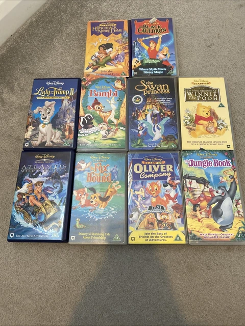 10 DISNEY VHS classics bundle - Untested £8.99 - PicClick UK