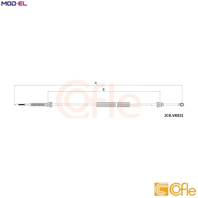 CABLE PULL MANUAL TRANSMISSION 2CB.VK021 FOR VW CC/PASSAT/SEDAN/GRANDE ...