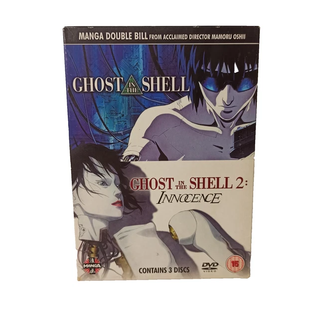 GHOST IN THE Shell & Ghost in the Shell 2 DVD Animation Anime Region 2 ...