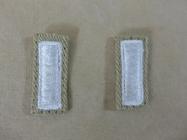 US WW2 RANKS First Lieutenant Officer Rank badges Leutnant Offizier ...