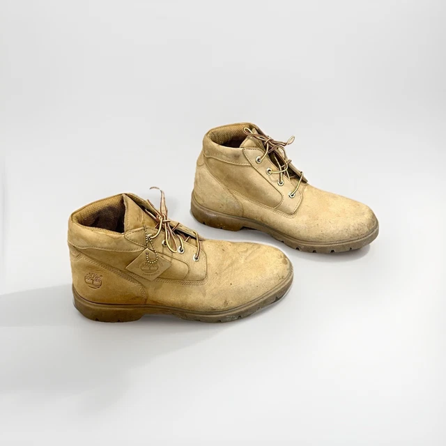 TIMBERLAND WORK Boots Mens 13 Classic Wheat Tan Nubuck Leather ...