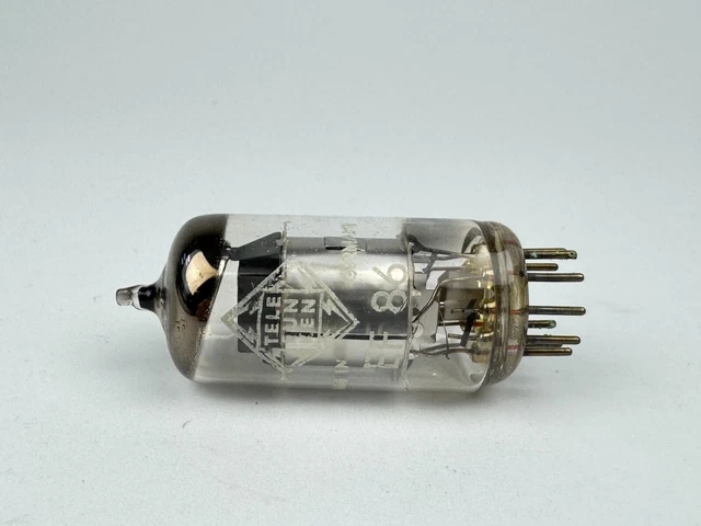 TELEFUNKEN EF86 TUBE Tested Mint Chrome Plate Tube Amplifier Tested £12 ...