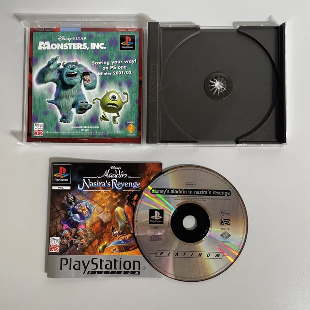 DISNEY ALADDIN IN Nasira's Revenge PS1 PlayStation 1 With Manual PAL 3 ...